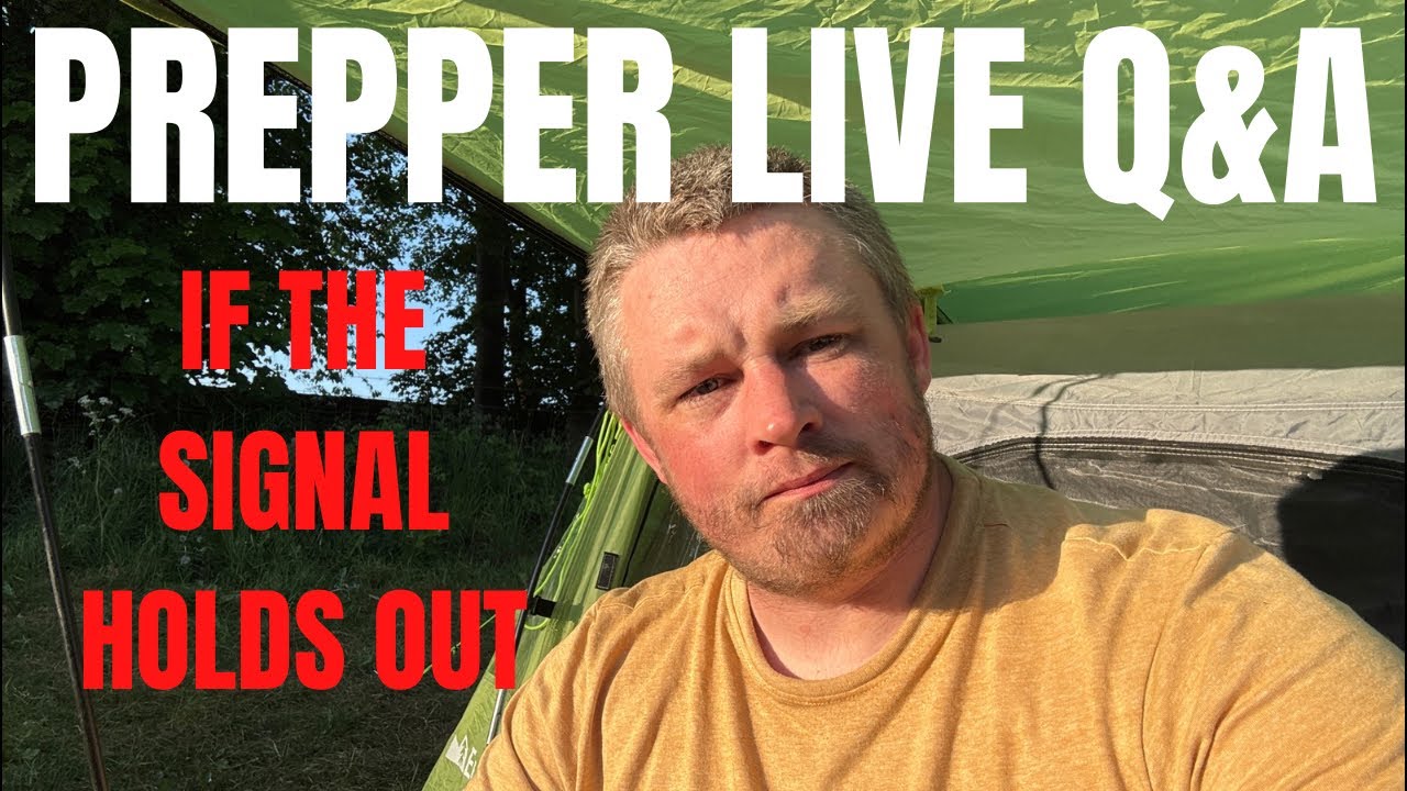 Random Live from the tent UK Urban Prepper Q&A - YouTube