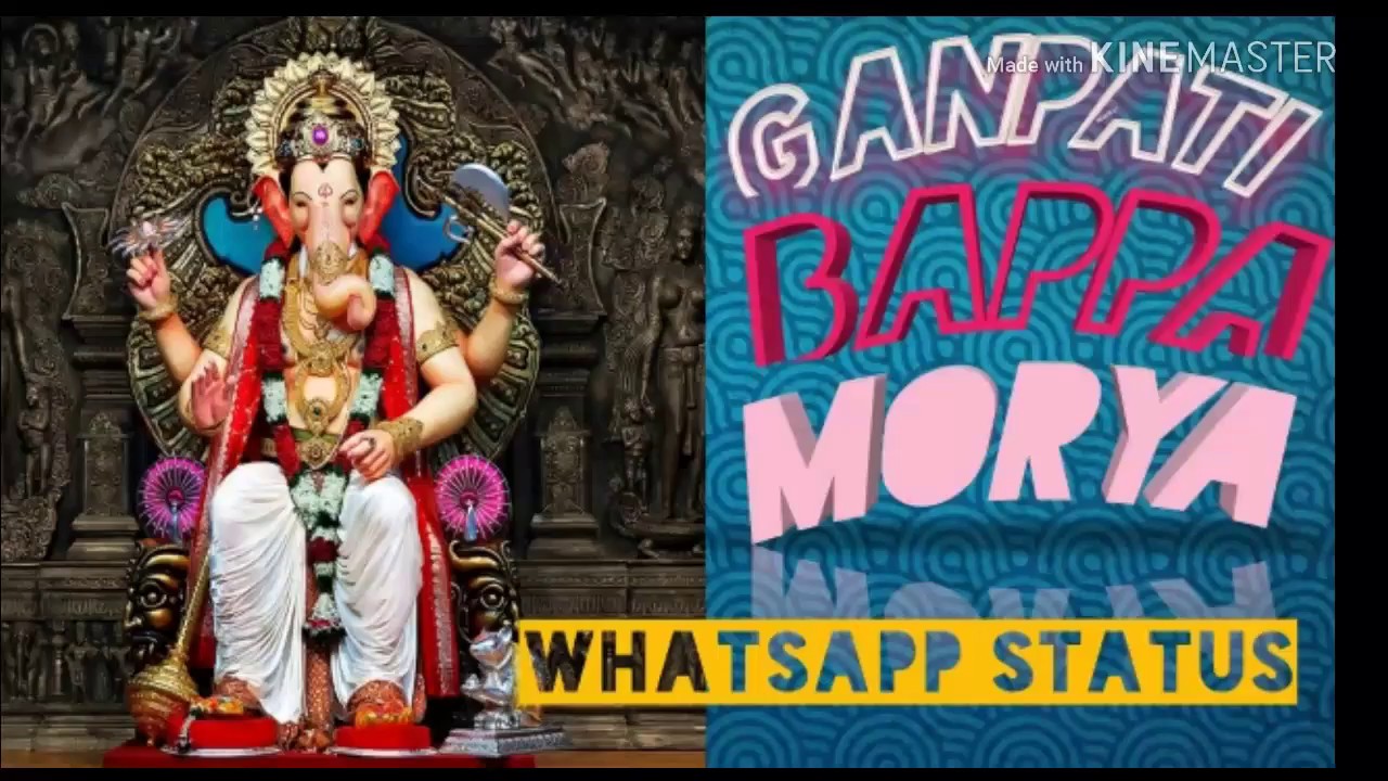 NEW GANPATI WHATSAPP STATUS 2018 - YouTube