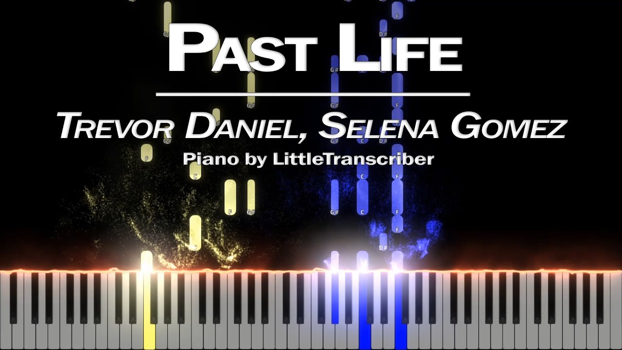 Trevor Daniel, Selena Gomez - Past Life (Piano Cover) Tutorial by ...