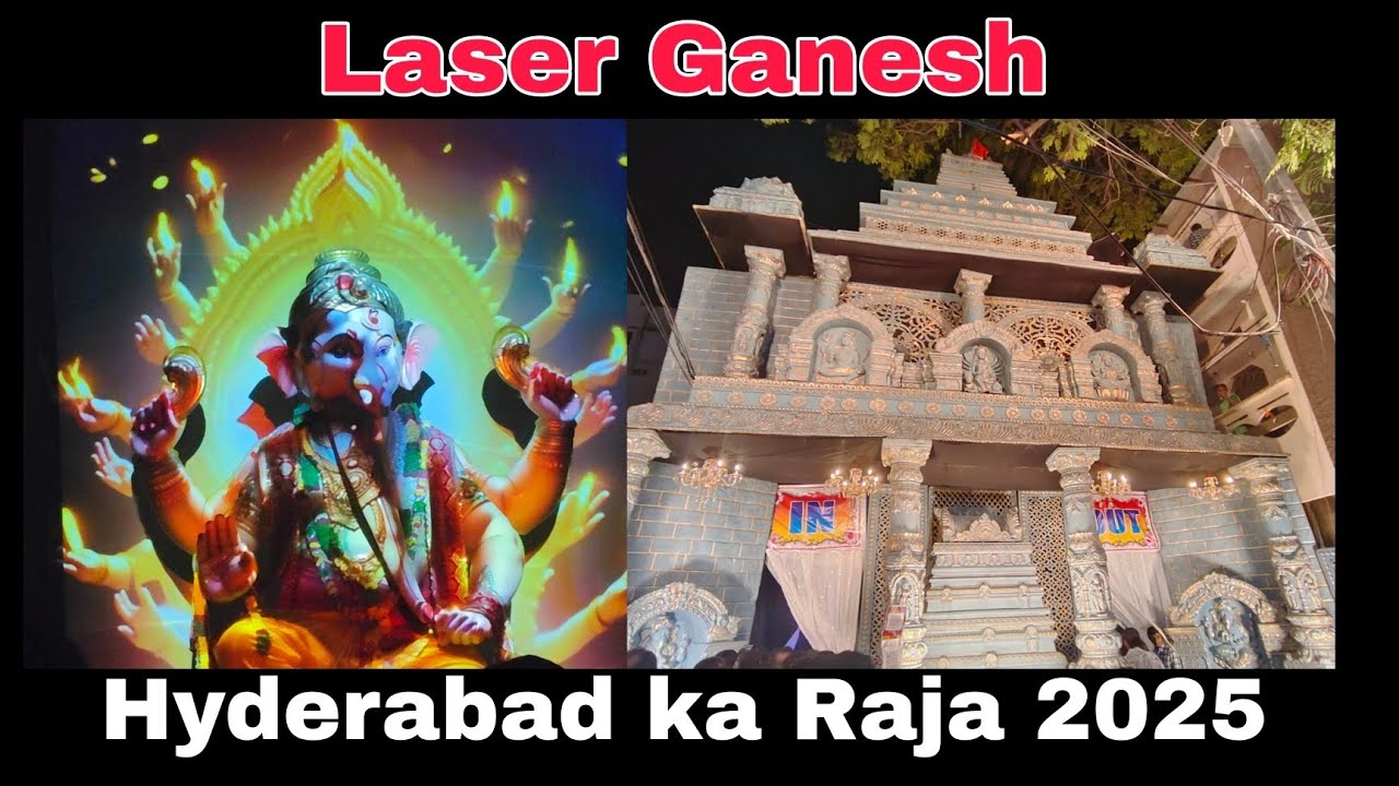 Hyderabad Ka Raja 2025 | Laser show 2025 | Full Video | - YouTube