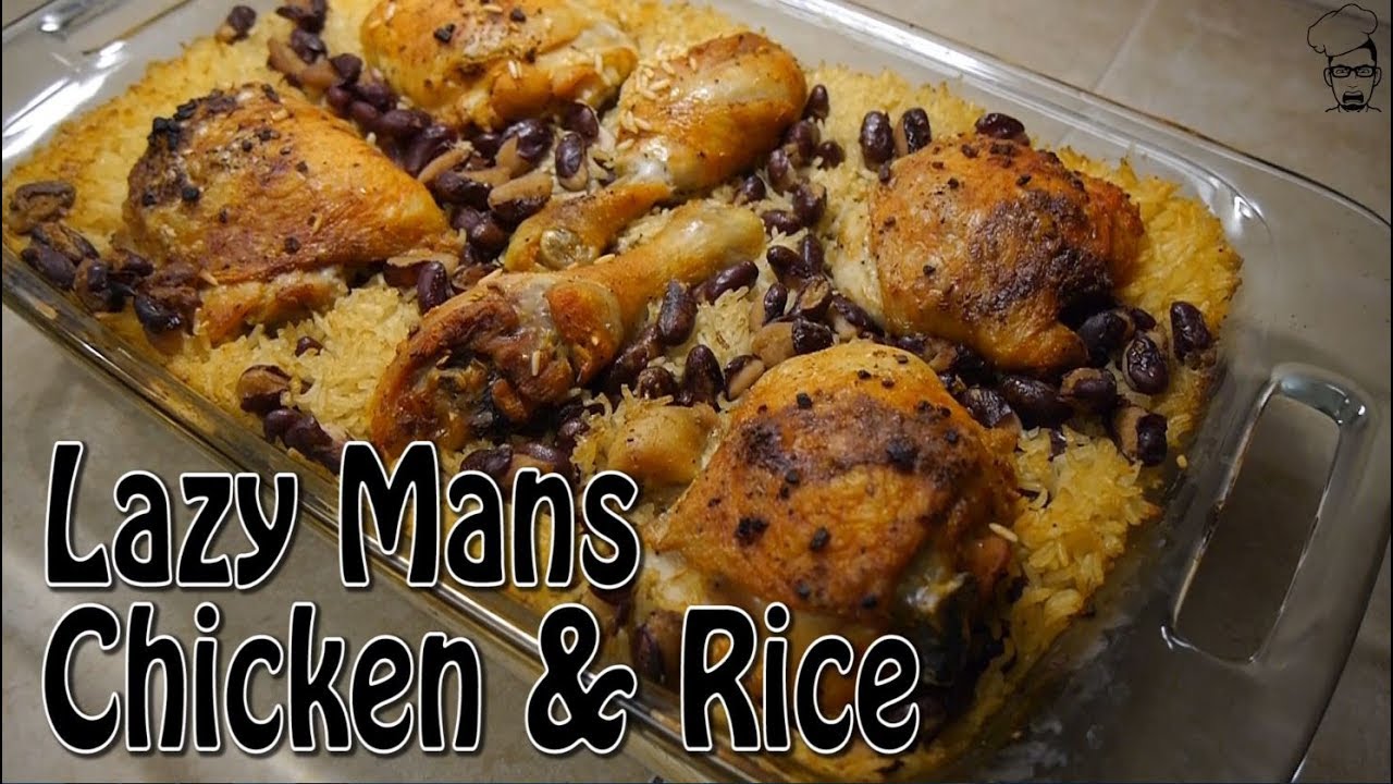 Lazy Mans Chicken & Rice | COOK - Don't Be Lazy - YouTube