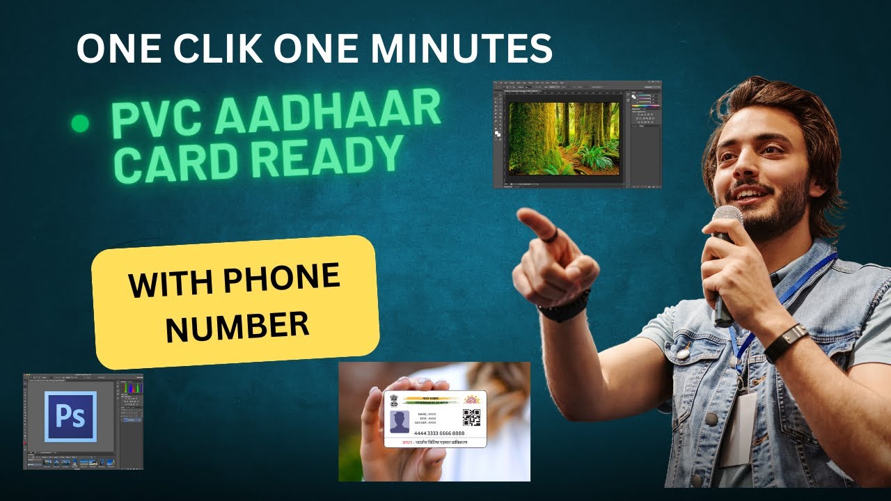 ONE CLIK ONE MINUTES PVC AADHAAR CARD READY WITH PHONE NUMBER ...