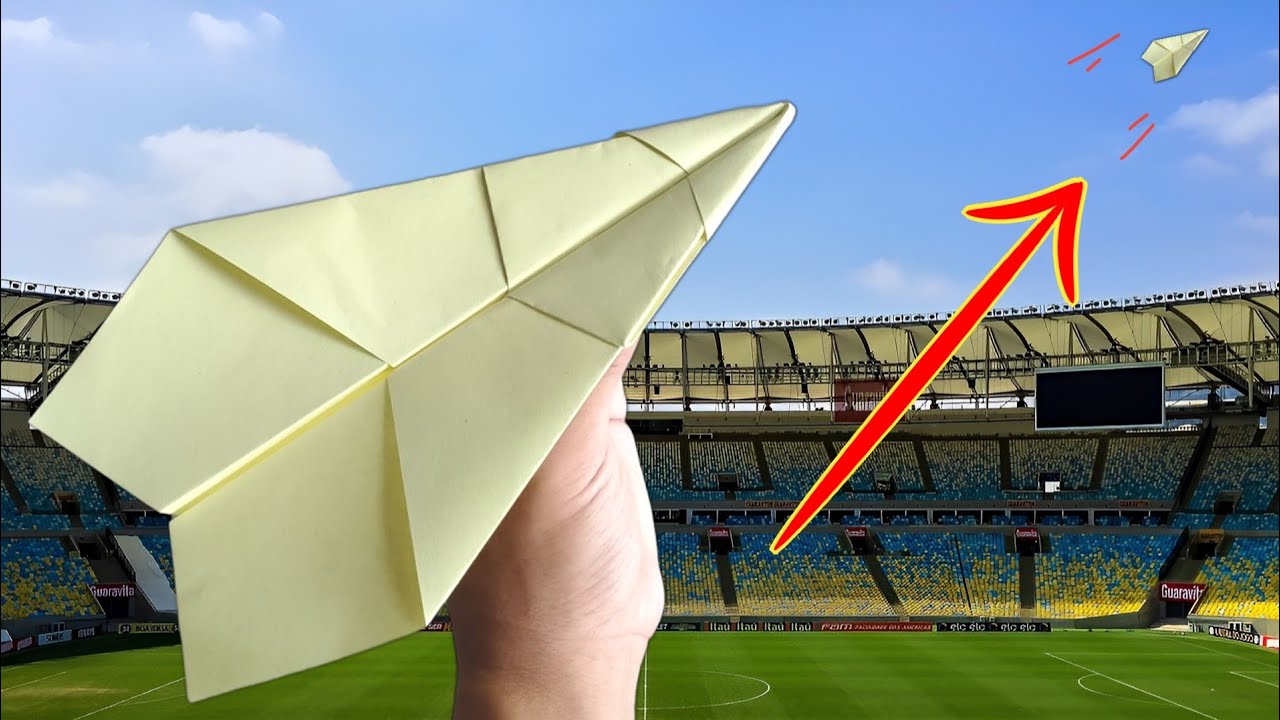 Long Distance Paper Airplane - How To Make a Paper Airplane That Flies ...