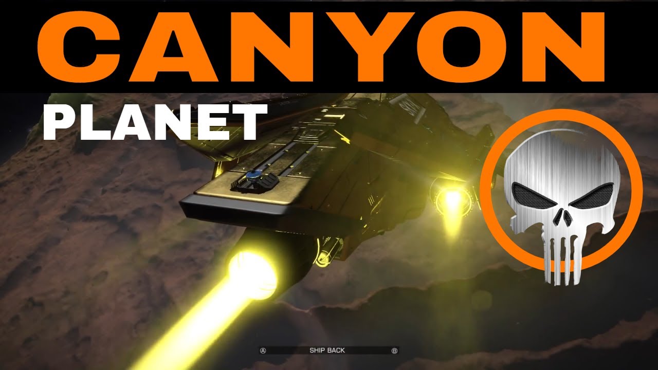 Elite Dangerous - Amazing Canyon Planet - Just Cruisin' - YouTube