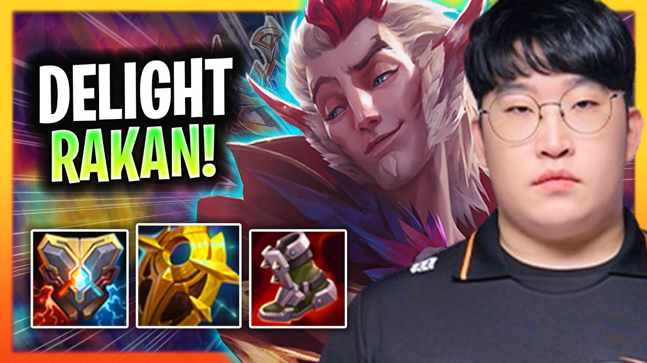 DELIGHT IS SO GOOD WITH RAKAN! | HLE Delight Plays Rakan Support vs ...