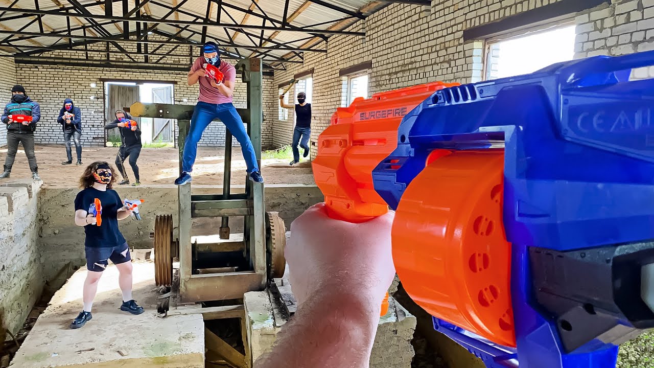 Nerf War: Special Agent Vs Fugitive Squad | Secret Mission ...