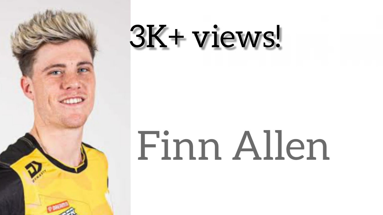 Finn Allen RCB's newest signing! ||Next Ross Taylor - YouTube