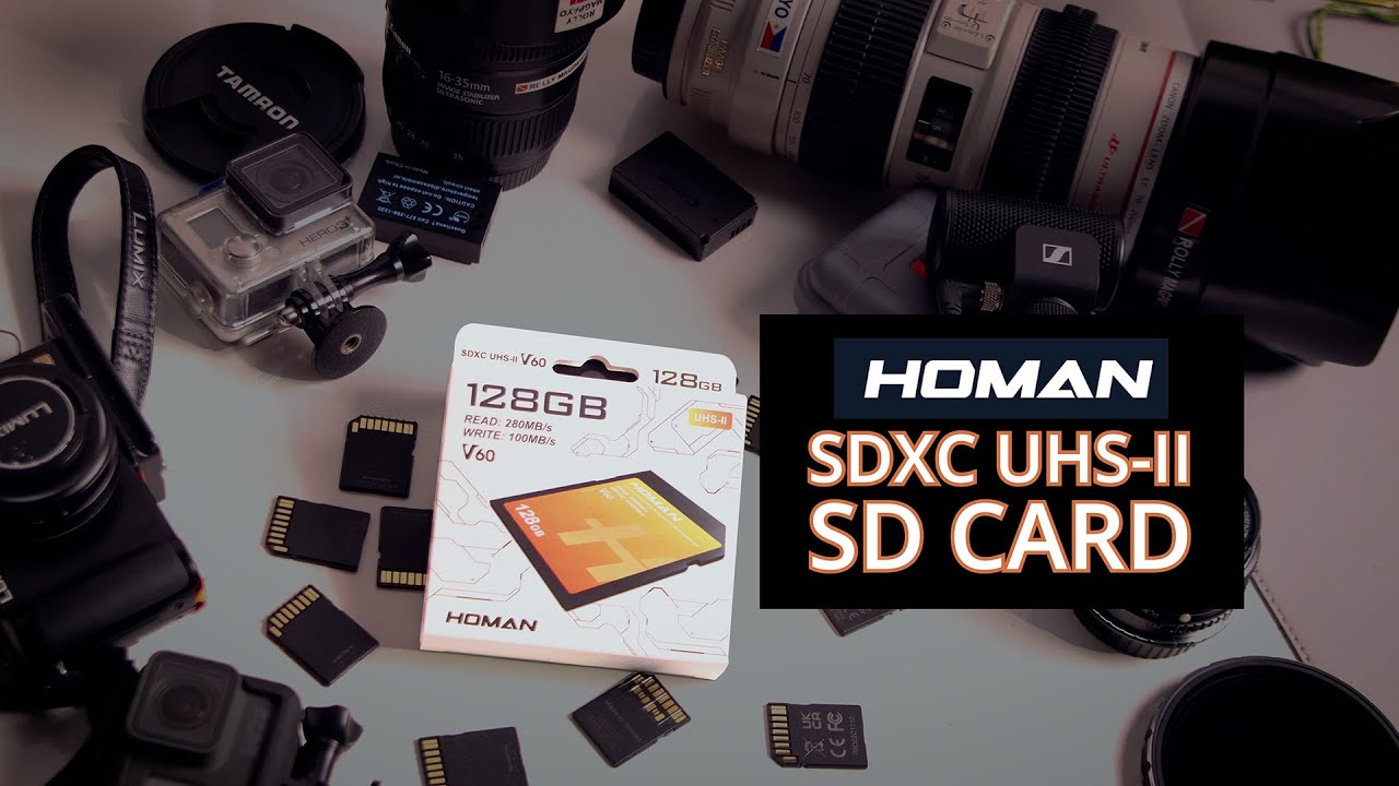 HOMAN SDXC UHS-II SD CARD - YouTube