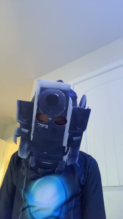 Titan cameraman costume (looks kinda weird) - YouTube