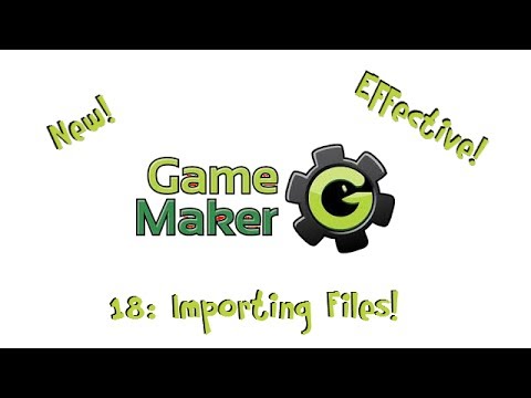 Game Maker Tutorial 18 - Importing Resources! - YouTube