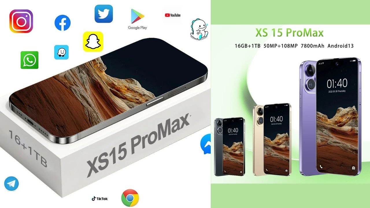 XS15 Pro Max Full Screen 4G 5G Smart Phone 7800mAh Global Version - YouTube