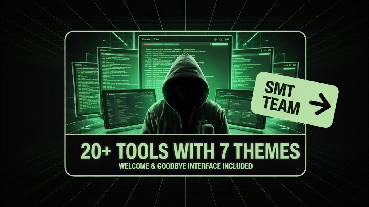 20+ Hacker Tools in ONE Interface | 7 Color Themes | Green Glow HTML ...