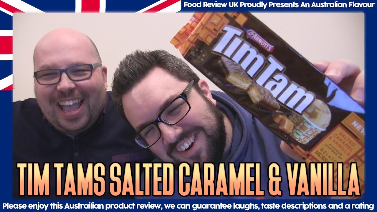 Tim Tams Salted Caramel & Vanilla Review - YouTube