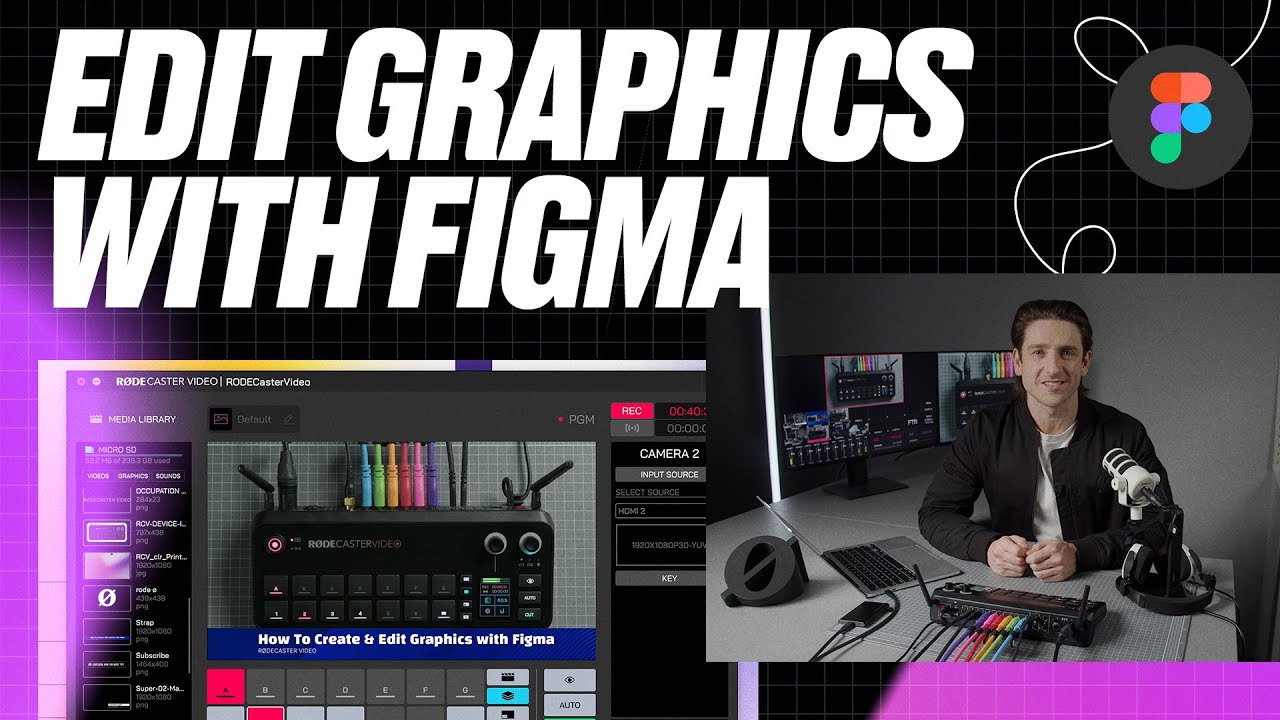 How to Edit Graphics and Overlays With Figma for the RØDECaster Video ...