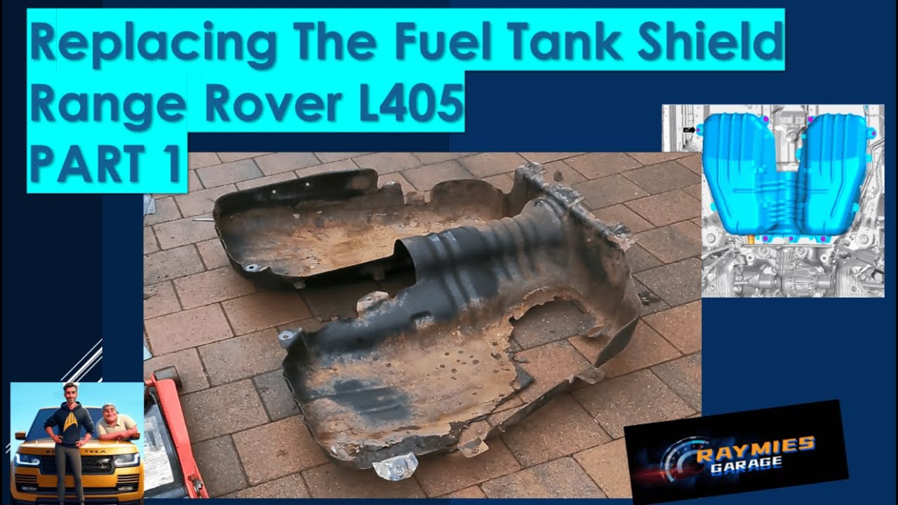 Range Rover L405 Fuel Tank Shield Replacement P1 - YouTube