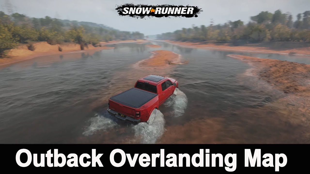 Exploring Outback Overlanding Snowrunner New Off Road Map PS5 Ep 1 ...