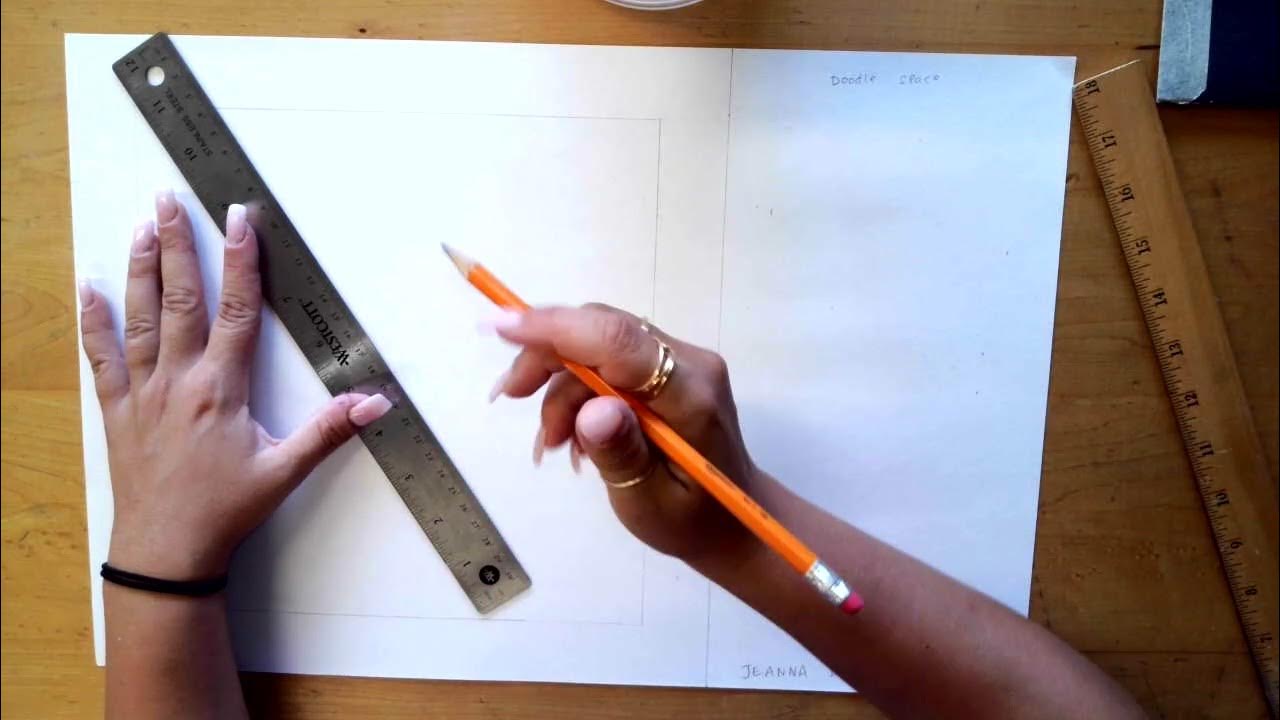ELEMENTS OF ART PROJECT - VIDEO 1 - PAPER SET UP - YouTube
