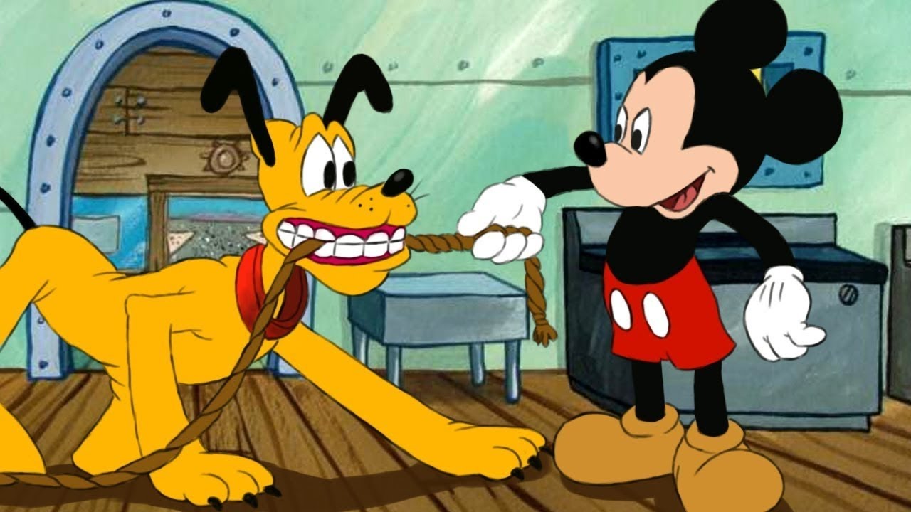 Mickey Mouse and Pluto Cartoon NEW 2017 Coloring Pages - Coloring ...