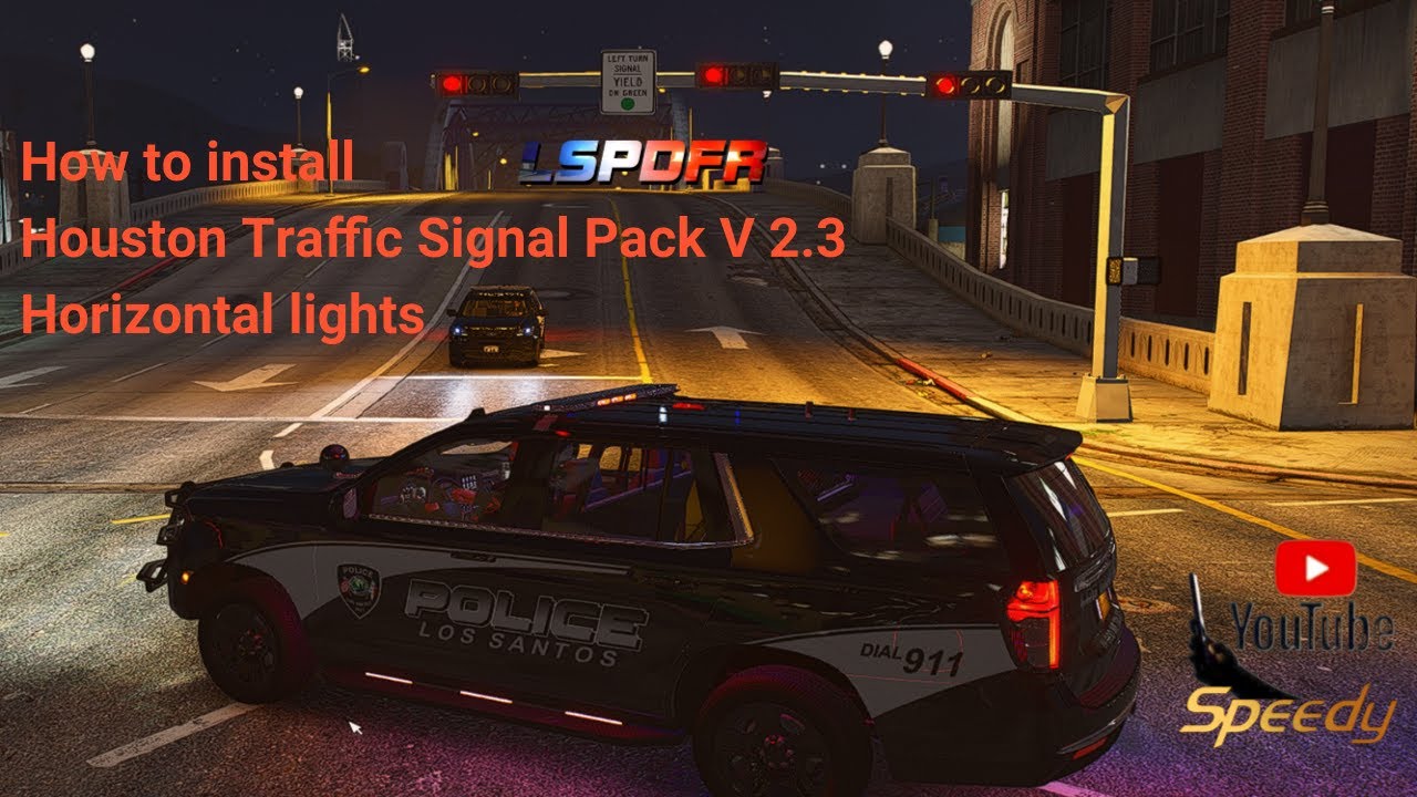 how to install Houston Traffic Signal Pack V 2 3 in game showcase - YouTube