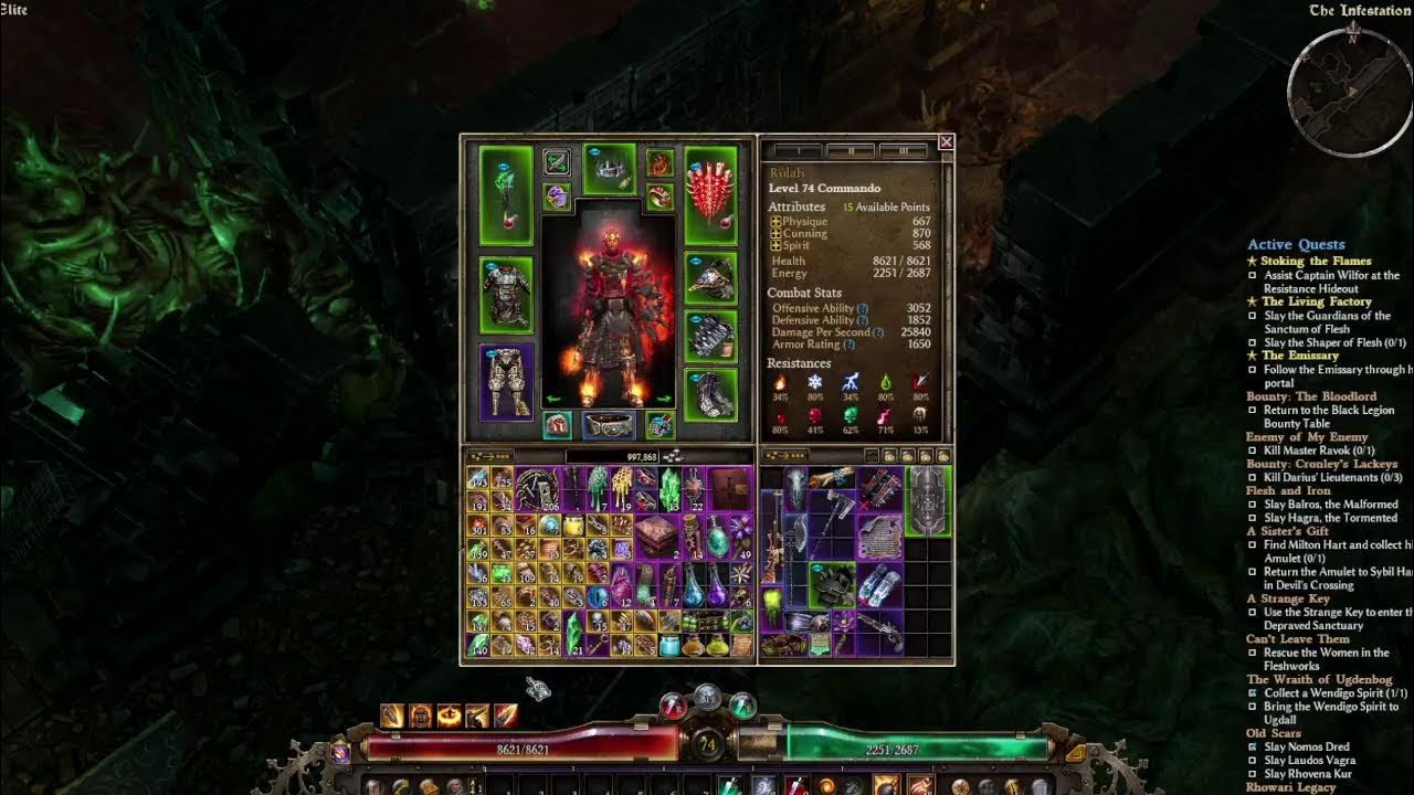 Grim Dawn - Lazy Build Partxy11 - YouTube