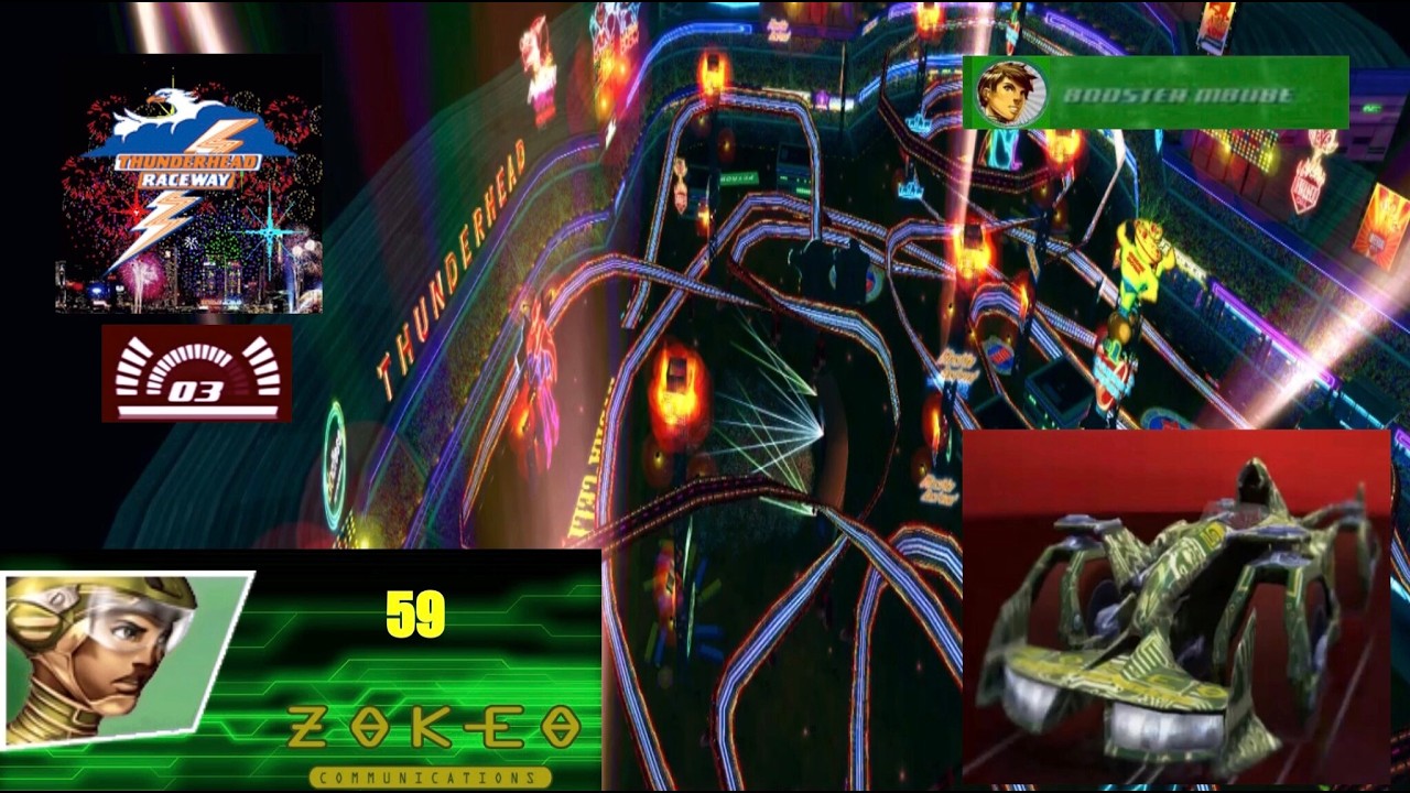 Speed Racer The Videogame (Wii) Booster Mbube On Thunderhead Raceway ...
