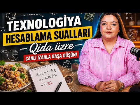 Texnologiyadan heç bir yerdə olmayan qida hesablamaları 😍😍 (Fərəcova Ayşən)