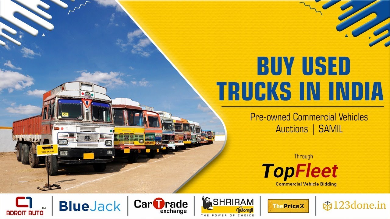 Buy used Trucks in India | Pre-owned Commercial Vehicles Auctions ...