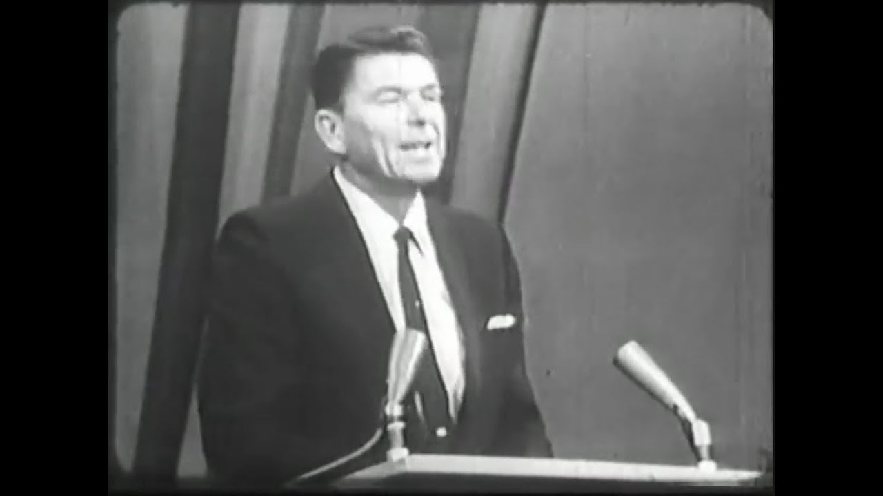 Ronald Reagan 1964 Time For Choosing Speech - "Freedom...this is the ...
