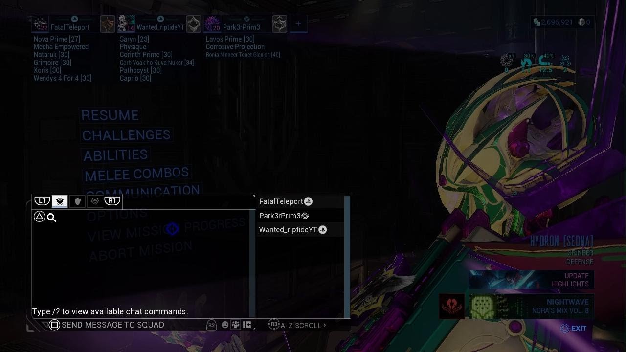 Warframe: Damage Decoy Nova + Full Mecha Set + Speed Molecular Prime ...