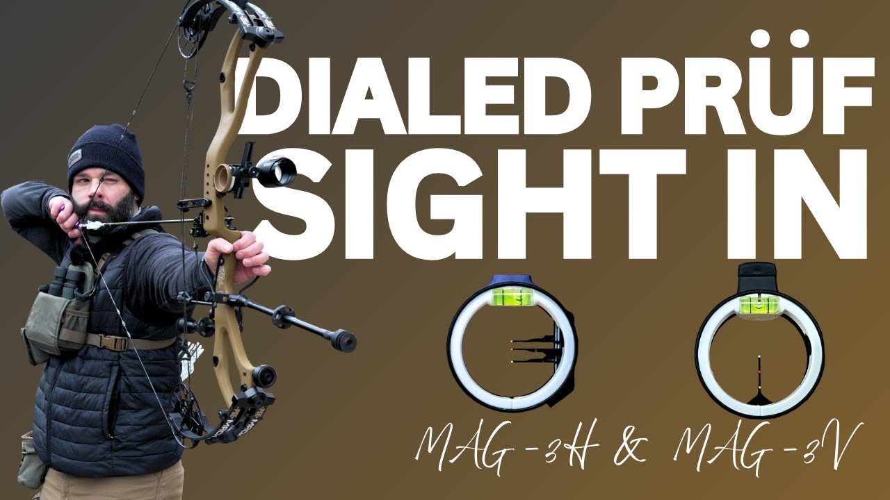 How to Sight in Your Dialed PRUF Bow Sight - YouTube