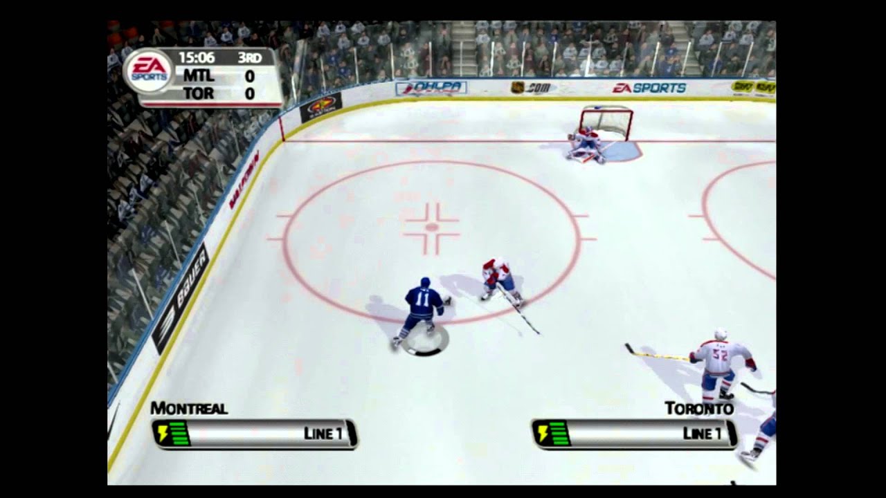 NHL 2005 (PLAYSTATION 2) Montreal vs Toronto - YouTube