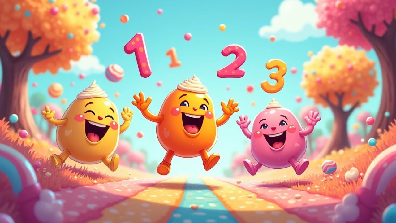 Counting Candies ( Nursery Rhyme ) - YouTube