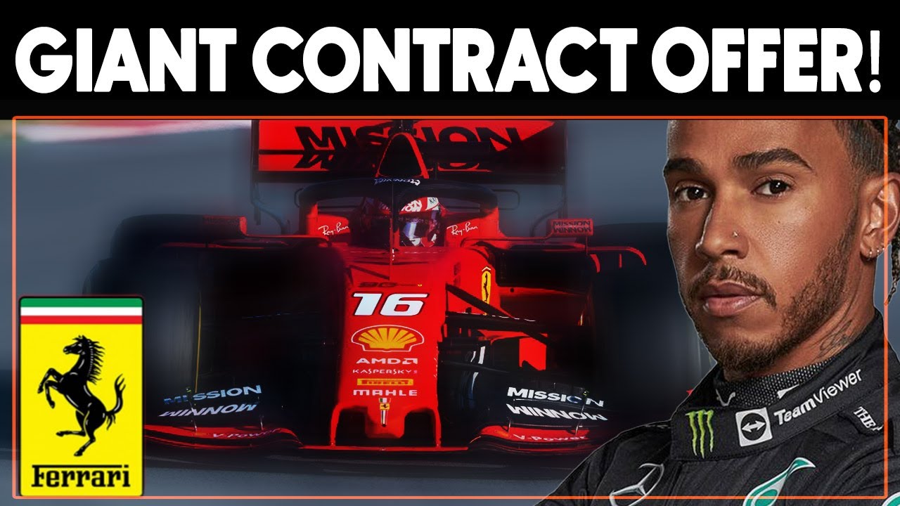 'Ferrari chief in talks with Hamilton, giant contract offered' - YouTube