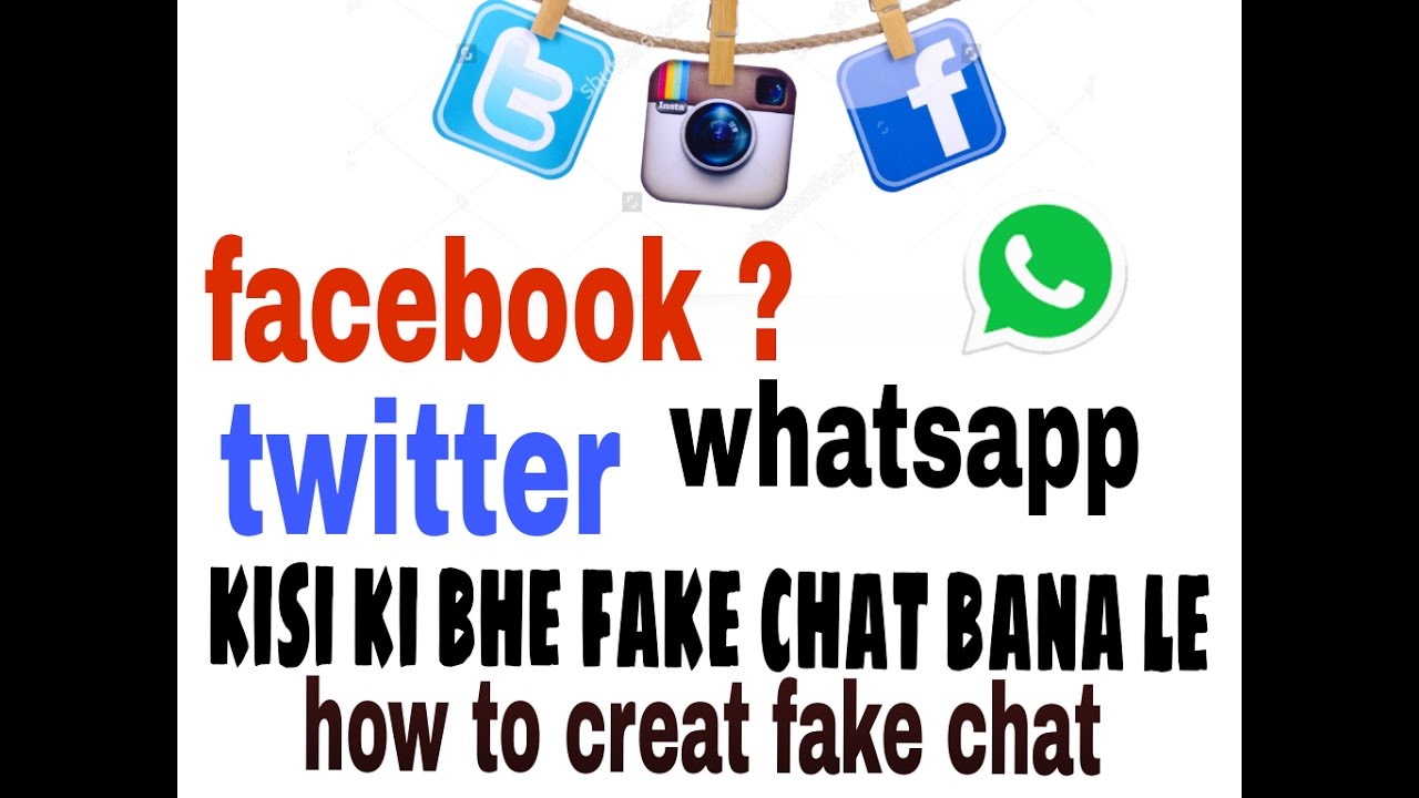 How to prank your friend by fake whatsapp , facebook , instagram ...