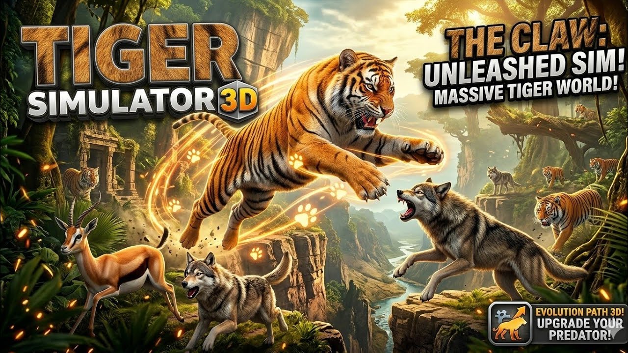 SIMULATOR GAMES//TIGER SIMULATOR 3D PART#2 - YouTube
