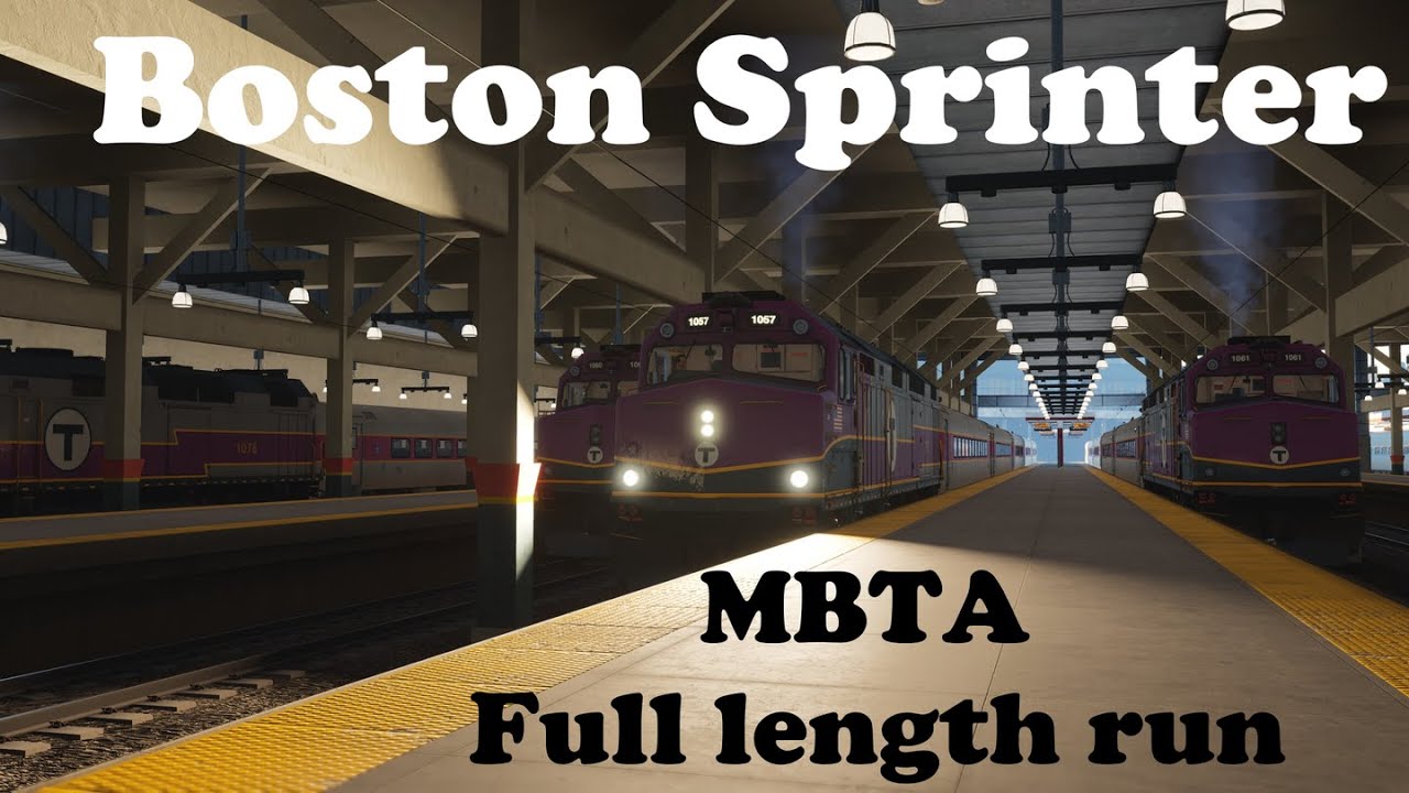TSW4 Boston Sprinter Full length run - YouTube