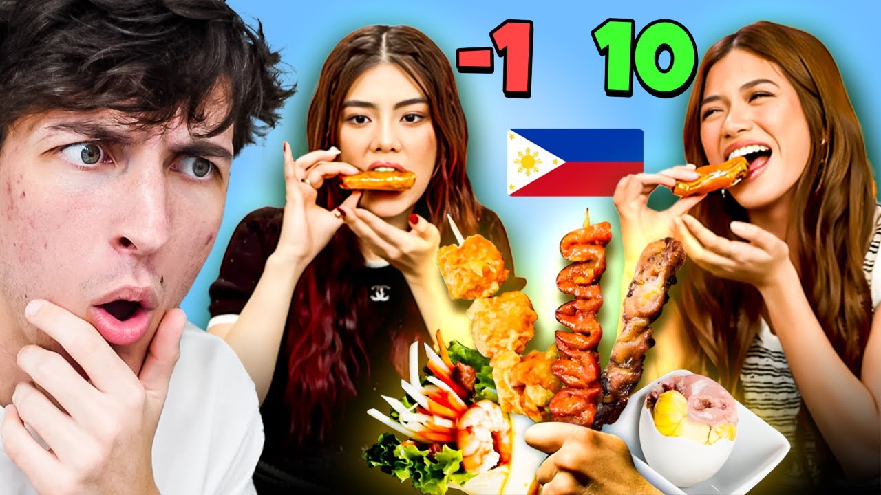 BINI Trying & Rating Iconic Filipino Snacks! - YouTube