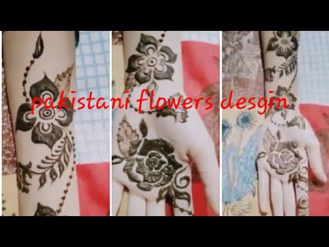 New Pakistani flower design by firdous Designs | How to make Pakistani ...