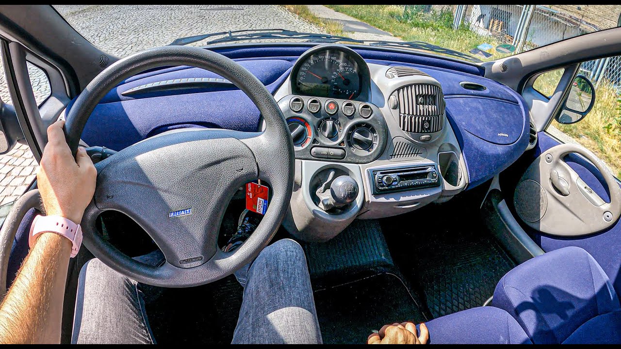 2002 Fiat Multipla I [1.6 103HP] |0-100| POV Test Drive #841 Joe Black ...