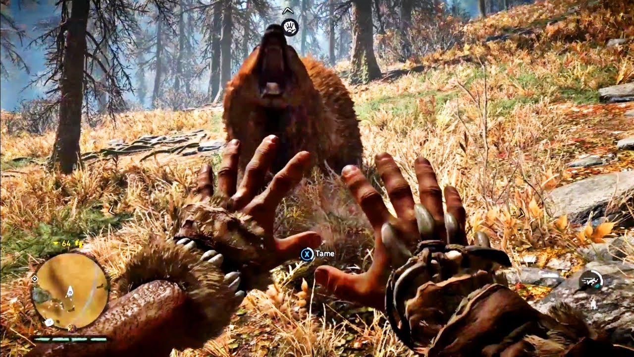 Brown Bear tamed | farcry primal - YouTube