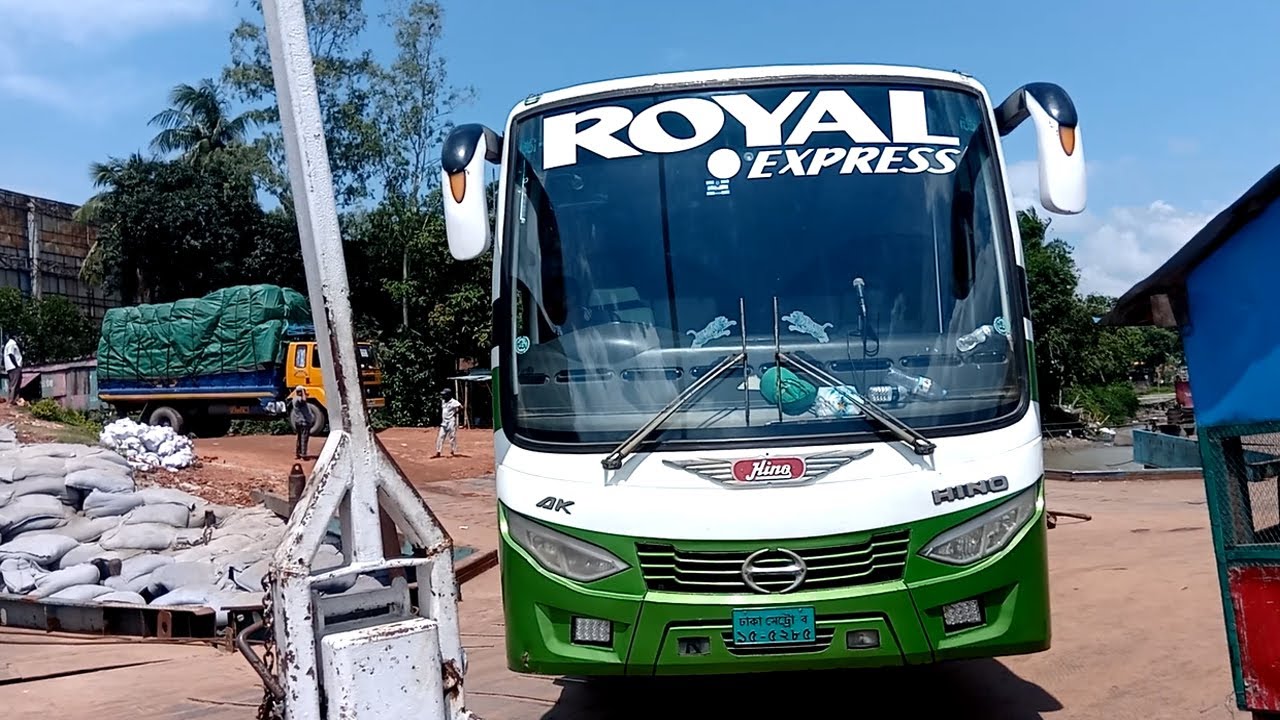 Royel Express And BRTC Track Ferry Ghat Loading Best Video - YouTube