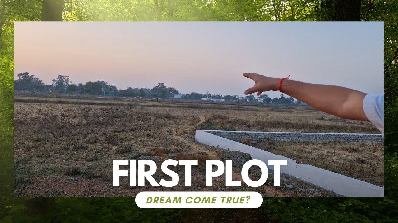 Land Plot ka Token De Dia | Dream Come True? #plot #PondSideProperty # ...