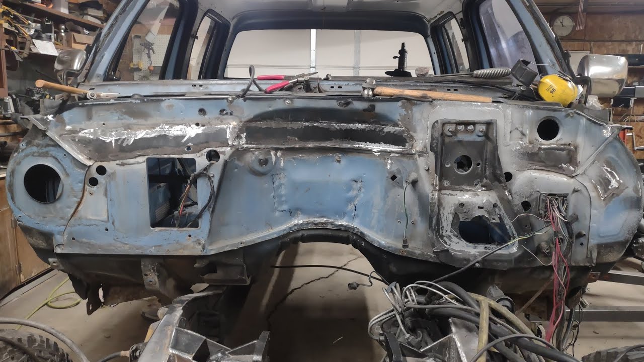The Dreaded Square Body Firewall Repair - YouTube