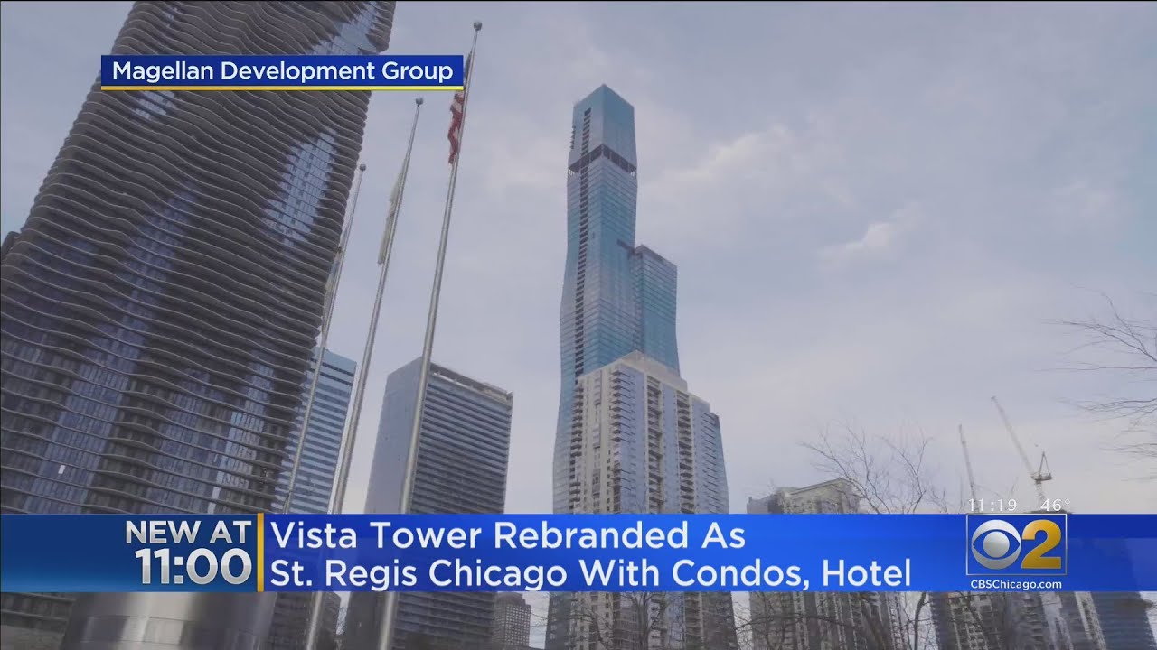 Vista Tower Gets New Name: The St. Regis Chicago - YouTube
