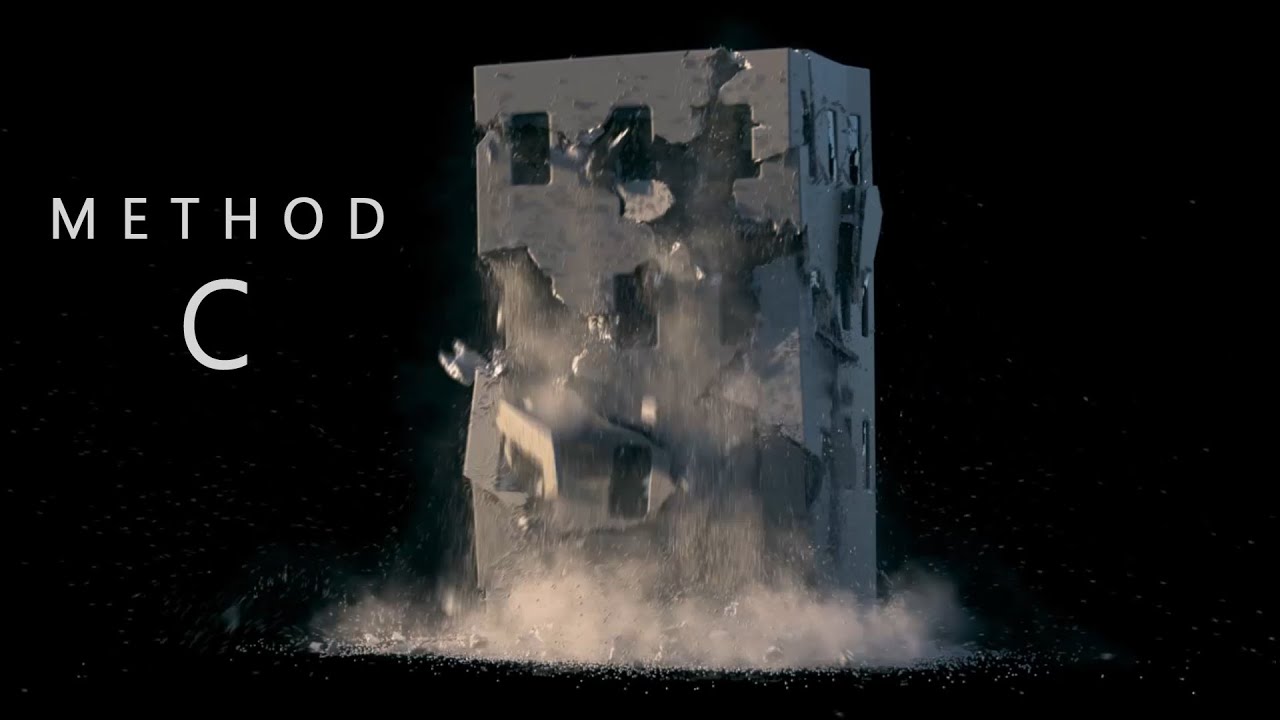 Building destruction Method C - YouTube