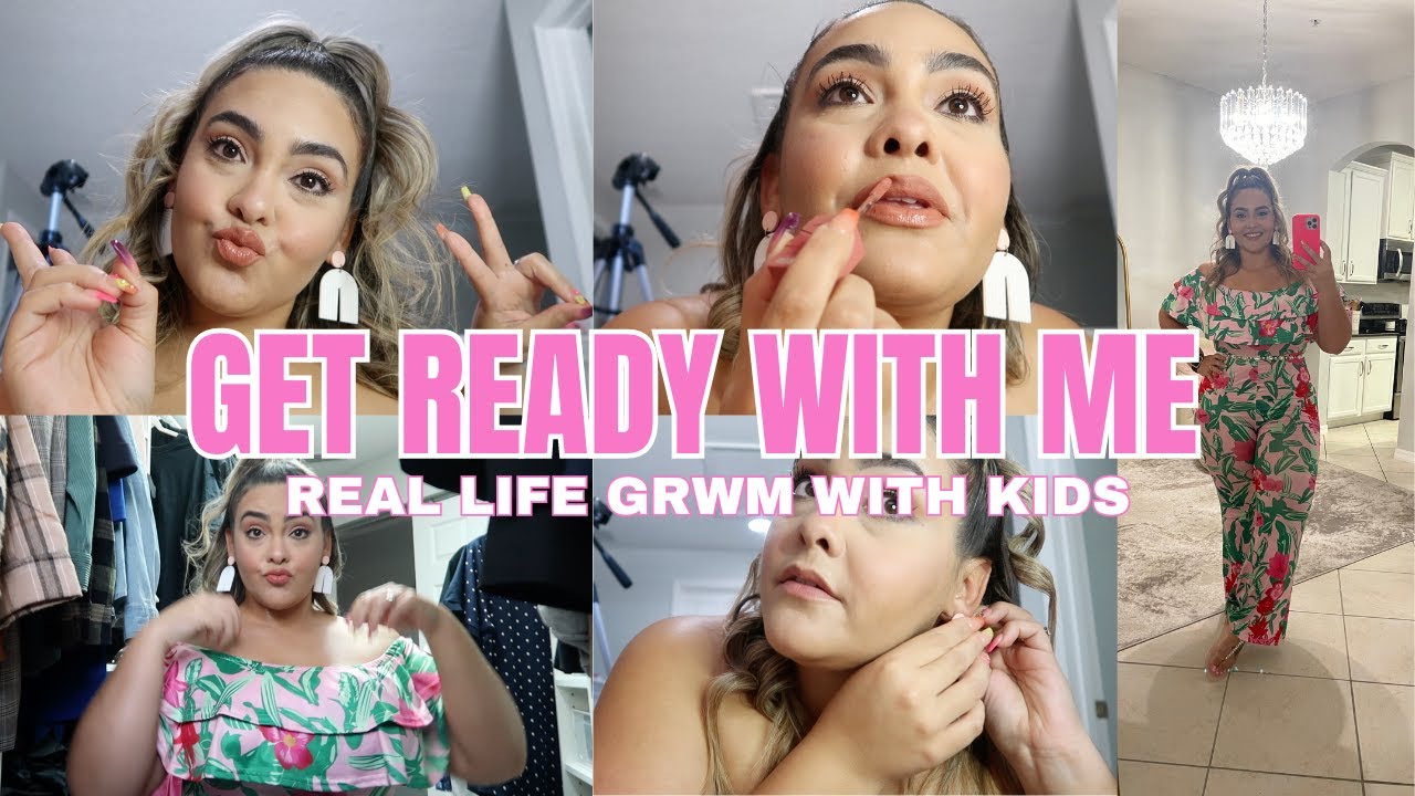 GET READY WITH ME VLOG | REAL LIFE WITH KIDS | 60TH BIRTHDAY PARTY ...