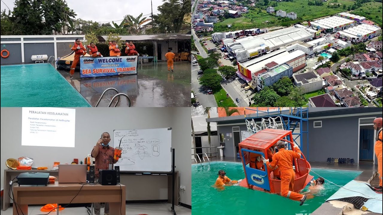 HUET & BASIC SEA SURVIVAL |SSV RIG CATARINA CREW ASHORE| UNIVERSAL ...