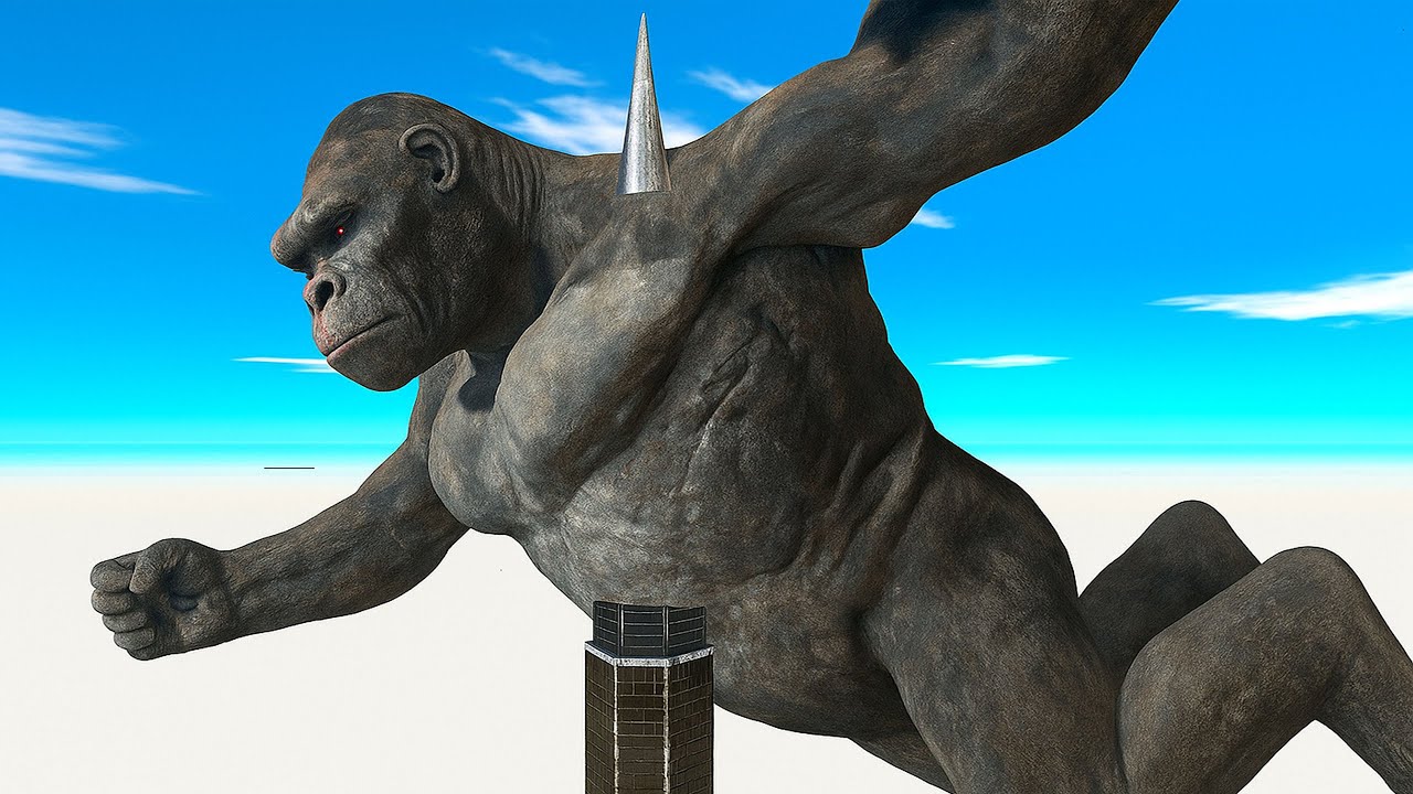 Colossal Titan Kick and Reach The Evolution Gate - Animal Revolt Battle ...