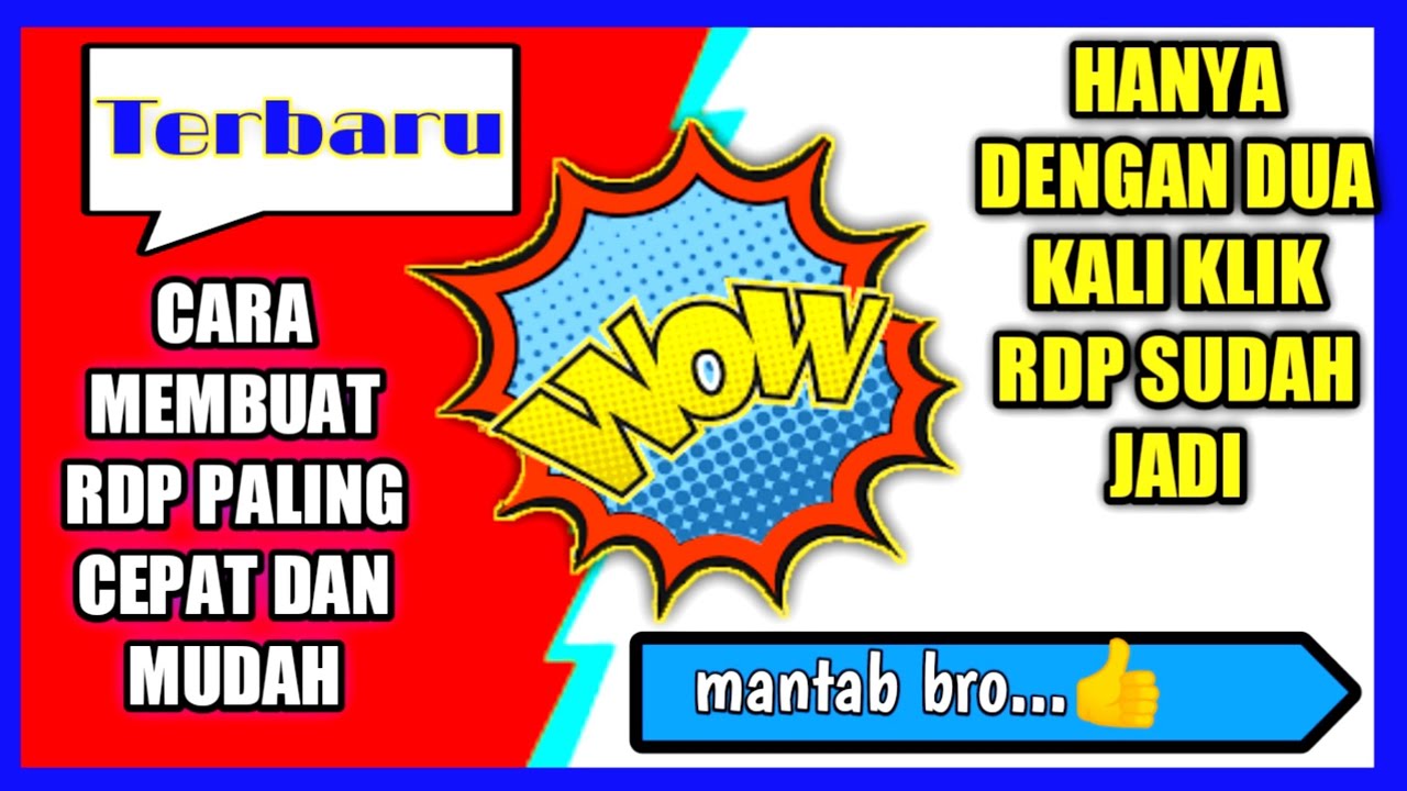 cara terbaru membuat rdp gratis di android - YouTube