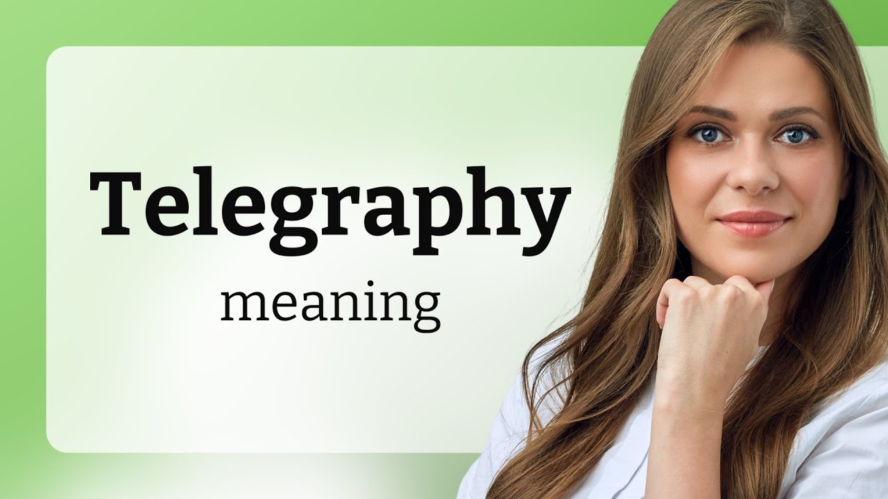 Telegraphy | meaning of TELEGRAPHY - YouTube